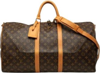 Louis Vuitton Pre-owned Keepall Bandouliere 55 - Femme - Pre-owned - Brun - Taille: ONE Size