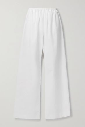 Interior Pantalon Large En Popeline De Coton The Arthur - Blanc