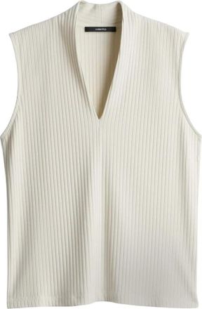 someday Slim Rib Fit Top - - Tops - Damen - Wei&szlig; - M