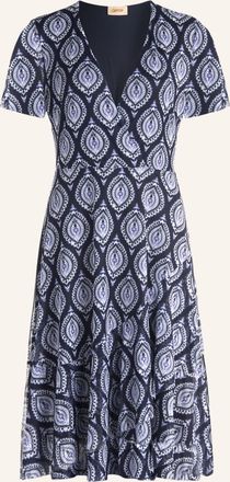 Cartoon Cartoon Mesh-Kleid Mit Volants blau