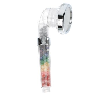 NUOBESTY Stabiler Duschkopf Aus Natürlichem Kristall Und Abs Mit Mehrfacher Filtration Kompakt Und Abnehmbar Mineralstoffreicher Strahl Für Hotel Und Zuhause K