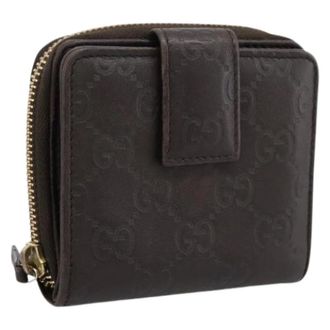 Gucci Portefeuille Bifold Pre-owned - Femme - Pre-owned - Brun - Taille: ONE Size