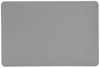 KESPER Platzset, Tischset Lederoptik grau 44x29cm Kunststoff