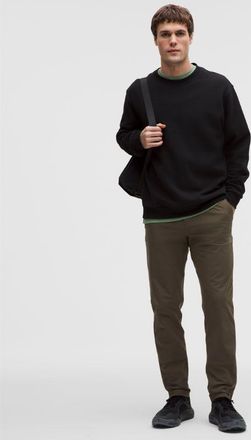 lululemon Pantalon chino ABC coupe classique Warpstreme pour Hommes - 76 cm - Brun/Vert - Taille 28