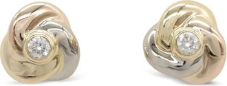 Cartier 2010s Baby Trinity Ohrringe mit Diamanten - Gold