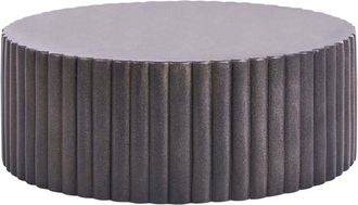 Beliani Couchtisch POZZA 117 cm 117 cm Schwarz