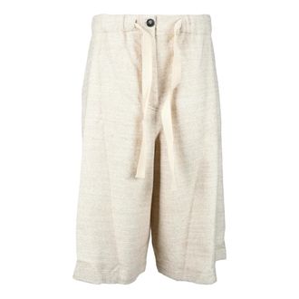 Semicouture Femme, Shorts, Beige, Taille: 36 FR pantalon