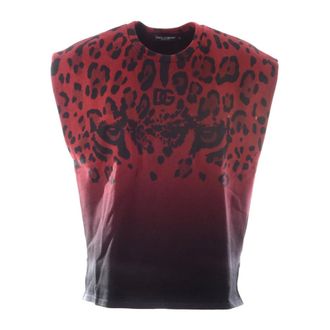 Dolce & Gabbana Homme, Tops, Multicolore, Taille: S SweaT-shirt sans manches pour homme