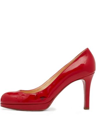 Christian Louboutin escarpins en cuir 90 mm - Rouge