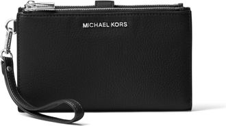 Michael Kors Wristlets Damen Geldbörse Portemonnaie Clutch, Black, TU