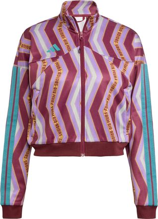 adidas Womens x FARM Tiro Track Top Amazon Red/Violet Fusion/Ash Silver L
