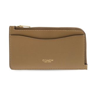 Coach Femme, Accessoires, Brun, Taille: ONE Size Porte-cartes zipp&eacute; New York