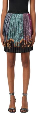 Versace Jeans Couture Femme, Jupes, Multicolore, Taille: 34 FR Mini-jupe plissée Imprimé Baroque
