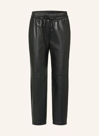 Marc Cain 7/8-Hose Ranchi In Lederoptik schwarz