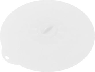 Cabilock Lebensmittelechter Silikon Topfdeckel 30cm Rund Dehnbar Mikrowellengeeignet F&uuml;r Pfannen Sch&uuml;sseln Saugdeckel Mit H&auml;ngeloch F&uuml;r Einfache Aufbewahrung