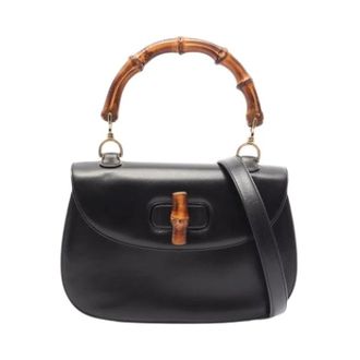 Gucci Pre-owned Bamboo Handtasche - - Pre-owned - Damen - Schwarzk - ONE SIZE