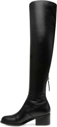 Steve Madden Femme, Chaussures, Noir, Taille: 35 1/2 EU Over-knee Bottes