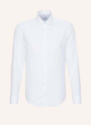 Seidensticker Seidensticker Hemd Shaped Fit Mit Umschlagmanschette weiss