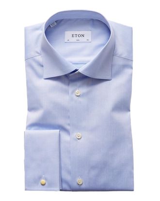 Eton Hemd mit Umschlagmanschette, Slim Fit in