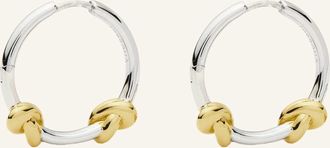 Missoma Missoma Creolen Lucy Williams Knot Small Hoop Earrings By Glambou gold