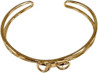Ferragamo Femme, Accessoires, Jaune, Taille: S BR Bow Bracelet