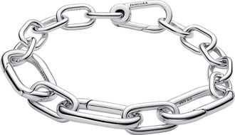 Pandora Auffälliges Gliederketten-Armband aus Sterling-Silber, ME Kollektion, Länge: 17,5 cm, 593854C00-3