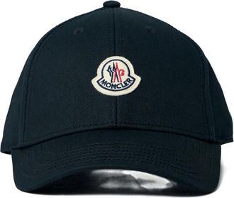 Moncler logo-motif baseball cap - Schwarz