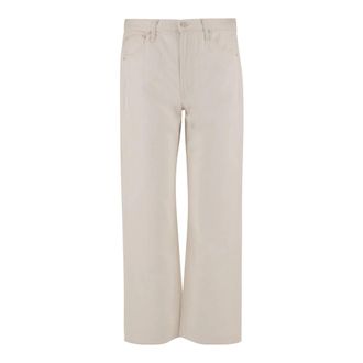 Mother Baumwoll-Denim-Jeans - - Jeans - Damen - Wei&szlig; - W29