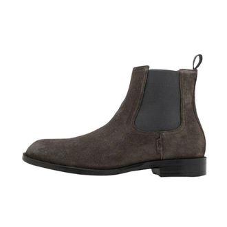 HUGO BOSS Wildleder Chelsea Boot - - Shoes - Herren - Grau - 41 EU