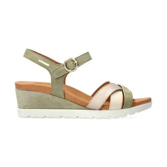 Mephisto Gr&uuml;ne Wildledersandale- chic und klassisch - - Shoes - Damen - Gr&uuml;n - 41 EU