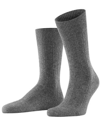 Falke Wadenhohe Socken Lhasa aus Merino-Kaschmir-Mix im Rippstrick in