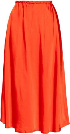 Jil Sander Mittellanger Rock - Orange