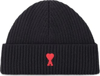 Ami Caps & Mützen - Mütze mit Logo - Gr. ONE SIZE - in Schwarz - für Damen