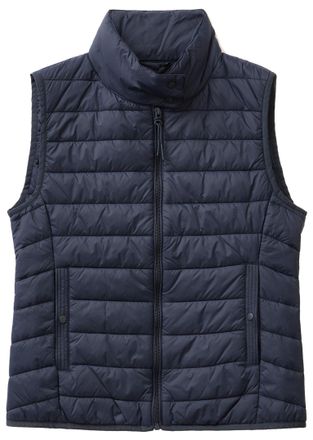Benetton Damen Weste 2twddj003 Jacke, Nachtblau 016, M