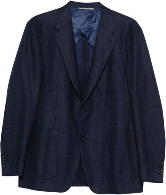 Canali Homme, Vestes, Bleu, Taille: XL Blazer en jersey
