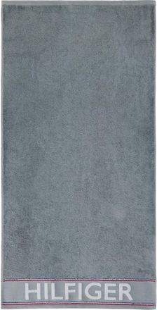 Tommy Hilfiger Handtuch Degree, Grau, Textil, 50x100 cm, Badtextilien, Handt&uuml;cher