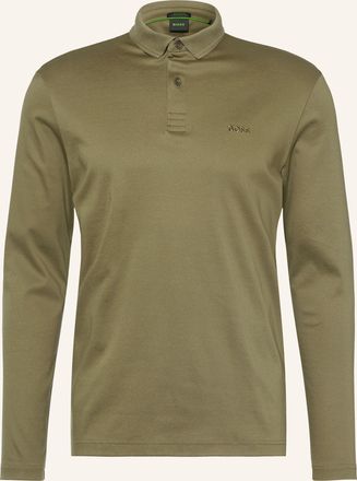 HUGO BOSS Jersey-Poloshirt Pirol Regular Fit gruen