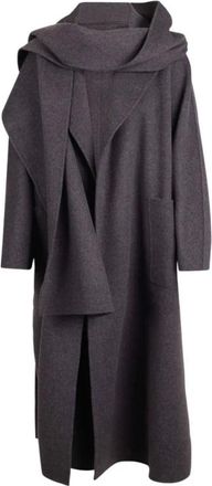 Max Mara Peonie Coat - Femme - Manteaux - Gris - Taille: 34 FR