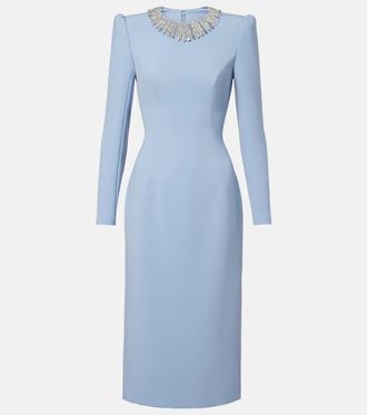 Jenny Packham Robe midi Cora &agrave; ornement