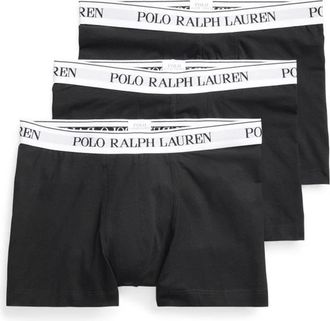 Polo Ralph Lauren Homme, Sous-v&ecirc;tements, Noir, Taille: XL Classic Trunk Boxers 3-Pack