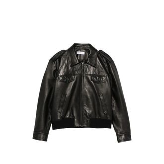 Ernest W. Baker Swarovski Crystal-embellished Quilted Leather Jacket