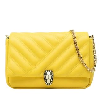 Bulgari Pre-owned Vintage Schultertasche - - Pre-owned - Damen - Gelb - ONE SIZE
