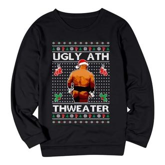 Generic 2026 Printemps Imprim&eacute; Lettres Col Rond Sweatshirt Mode D&eacute;contract&eacute; Manches Longues Pull pour Automne et Hiver Doux Confortable &Agrave; Porter Quotidien Che