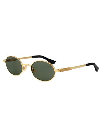 Bottega Veneta Unisex Sunglasses Bv1470s Gold Metal