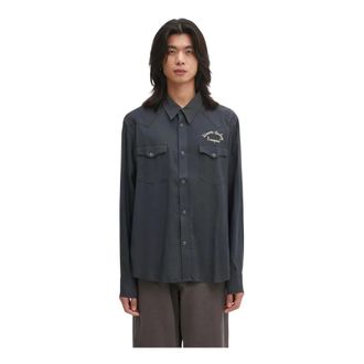 Visvim Homme, Chemises, Gris, Taille: XL Casual Chemises