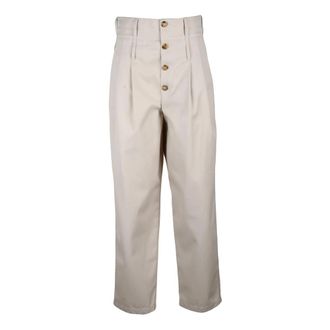 Moschino Chino Tapered Hose - - Trousers - Damen - Beige - M