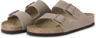 Birkenstock Low-Top Sneaker - Sandale Arizona Natural Leather - Gr. 41 (EU) - in Beige - für Damen