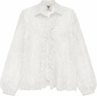 Aniye By Femme, Blouses et Chemises, Blanc, Taille: 36 FR Chemisette Silva