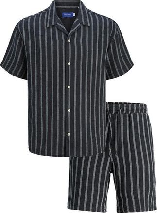 Jack & Jones Jack & Jones Set Hemd und Stoffshorts Easter 12281255 Dunkelblau Relaxed Fit