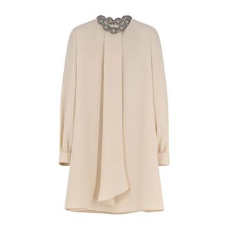 Valentino Damen, Kleider, Beige, LGr&ouml;&szlig;e